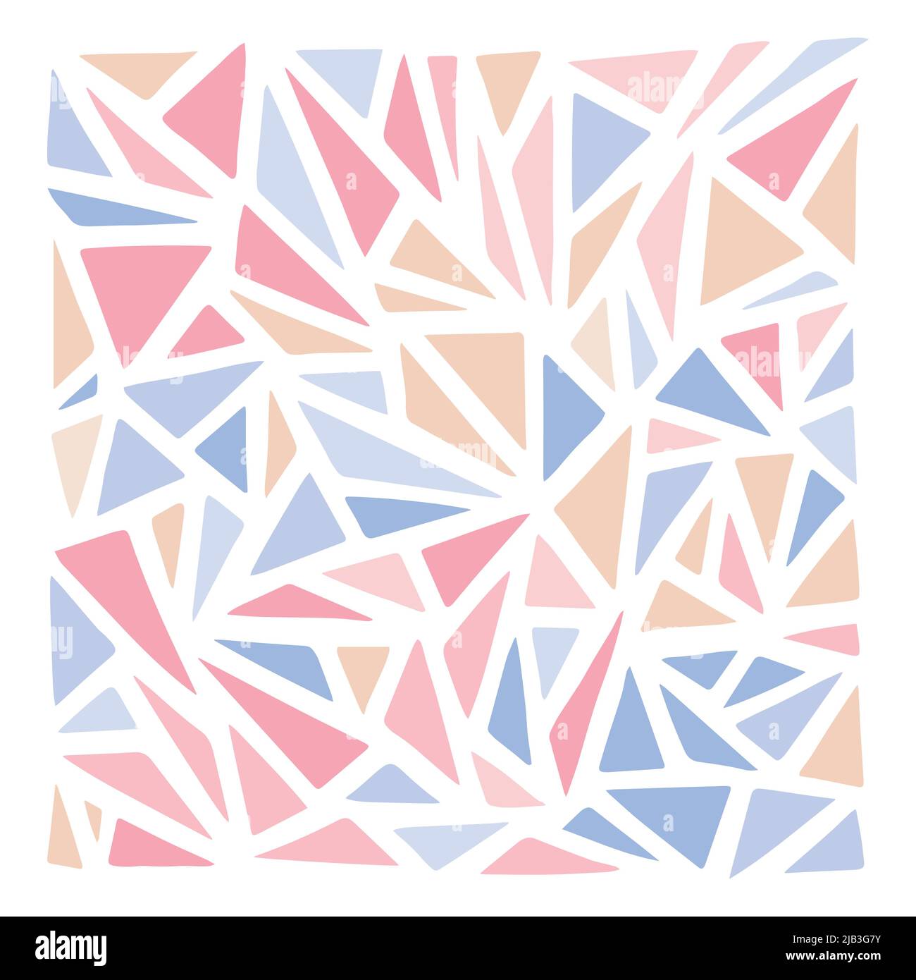 Vector pastel colors various triangle abstract shapes. Cute Boho ...