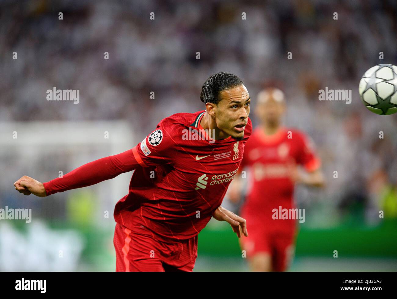 Virgil VAN DIJK (LFC) Action, Soccer Champions League Final 2022 ...