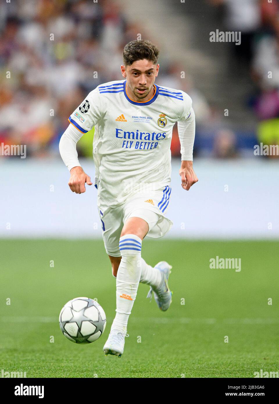 Fede VALVERDE (Real) Action, Soccer Champions League Final 2022 ...