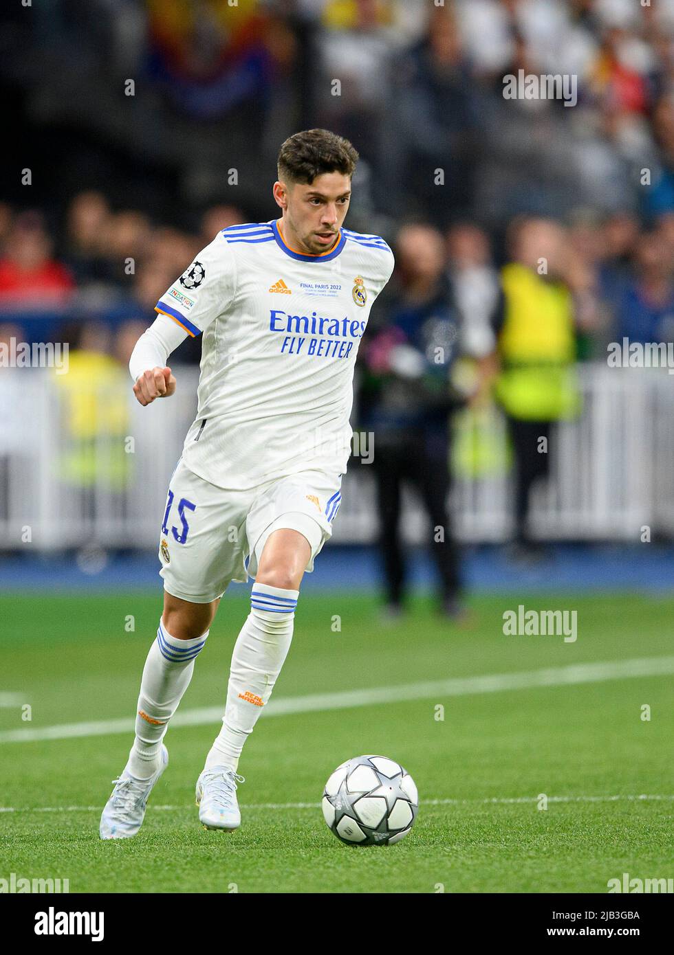 Fede VALVERDE (Real) Action, Soccer Champions League Final 2022 ...