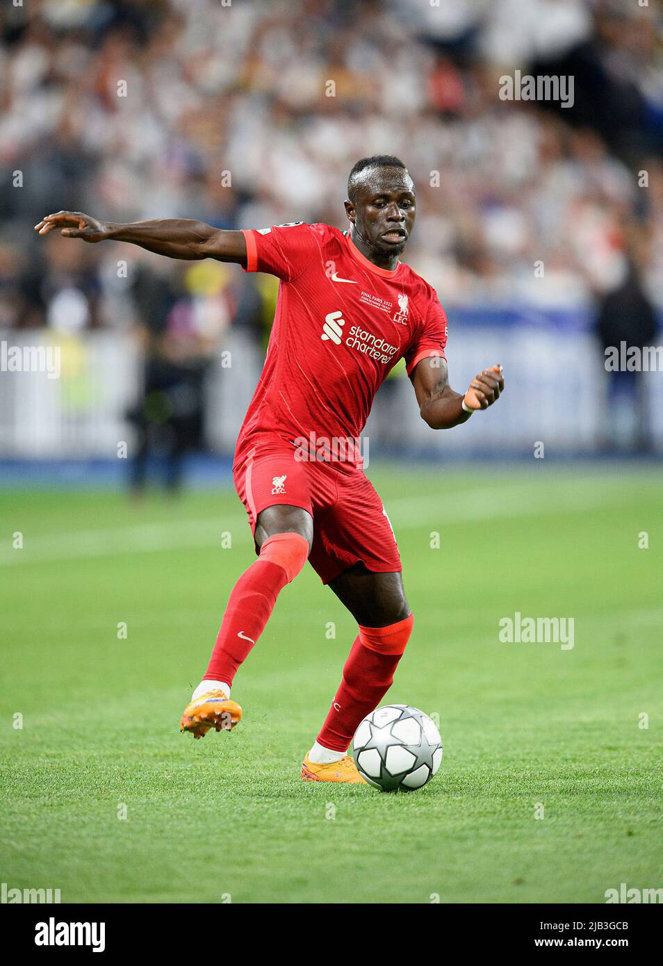 Sadio MANE (LFC) Action, Soccer Champions League Final 2022, Liverpool ...