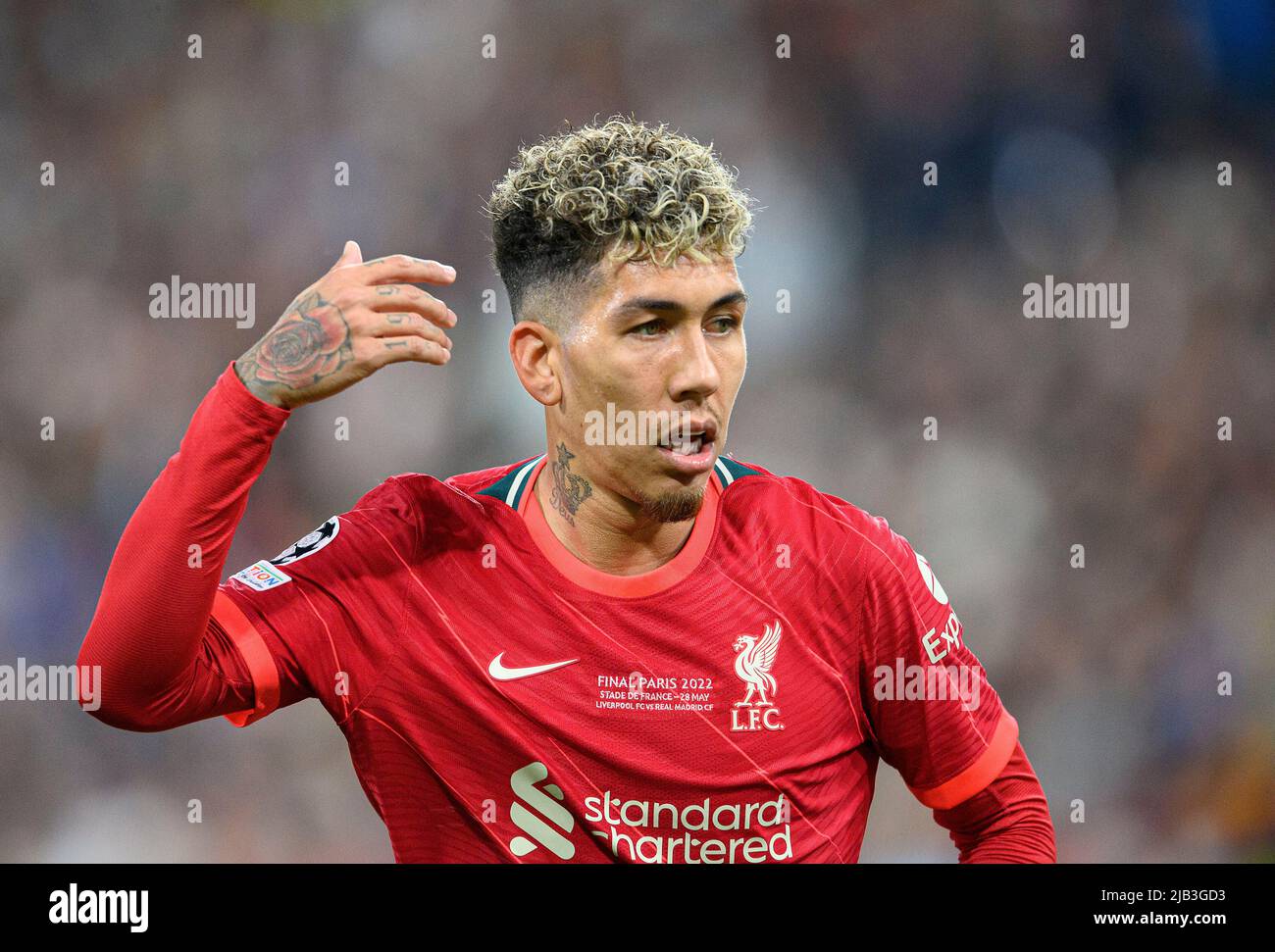 Roberto FIRMINO (LFC) gesture, gesture, Soccer Champions League Final ...