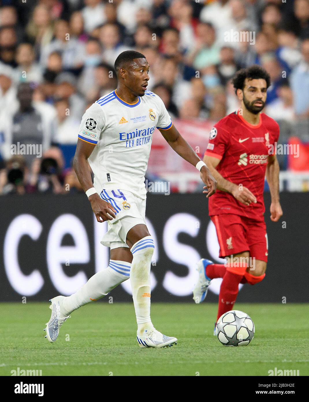 David ALABA (Real) Action, Soccer Champions League Final 2022 ...