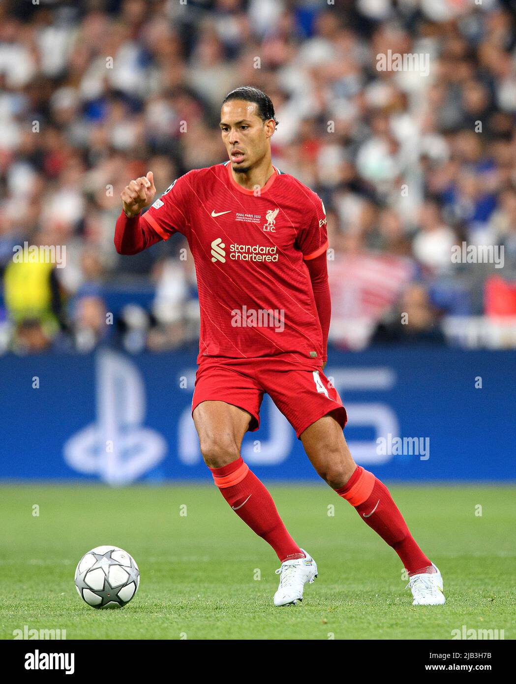 Virgil VAN DIJK (LFC) Action, Soccer Champions League Final 2022 ...