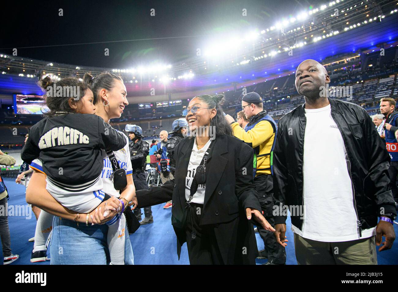 The family of David ALABA (Real/ not in the picture), Shalimar HEPPNER ...