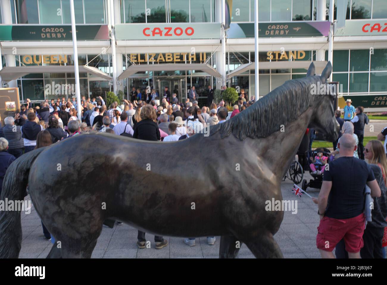 Epsom Downs, Surrey, UK. 2nd June, 2022. The QueenÕs Platinum Jubilee ...