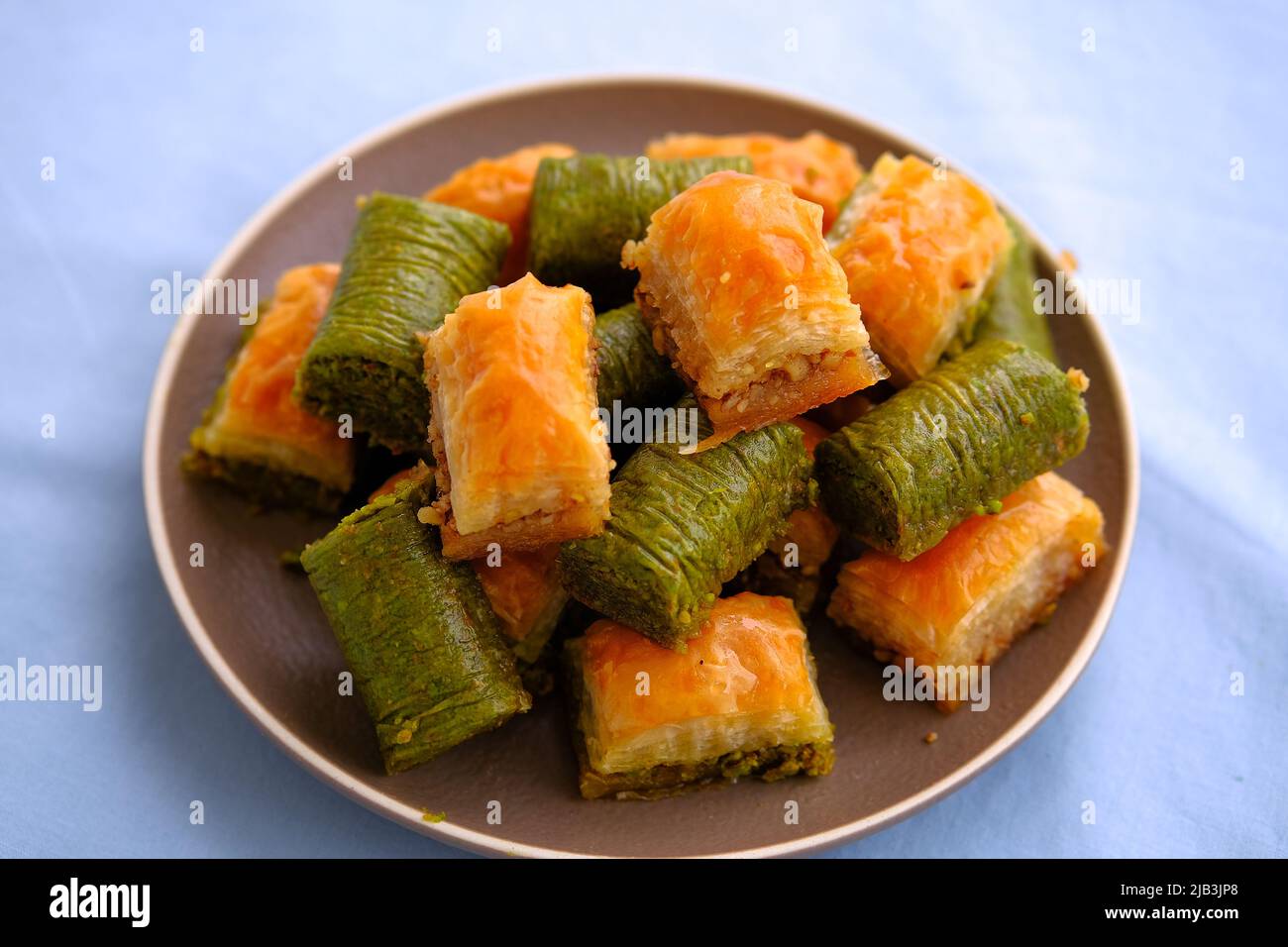 Traditional middle eastern, Turkish and Arabic sweet desert made of ...