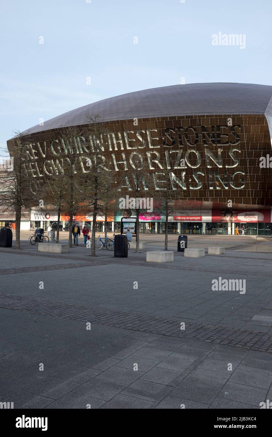Auditorium wales millennium centre cardiff hi-res stock photography and ...