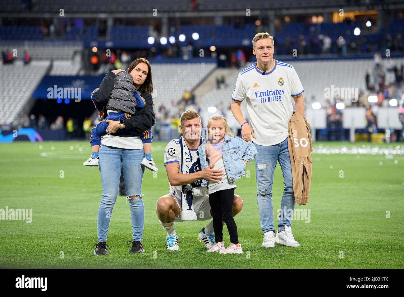 Toni KROOS (real) with family wife Jessica, baby, children, brother ...