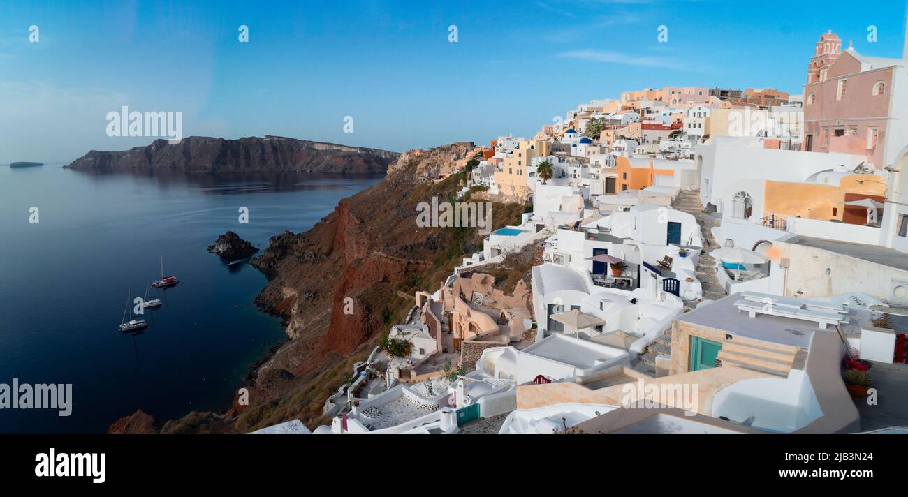 Oia, traditional greek village Stock Photo - Alamy