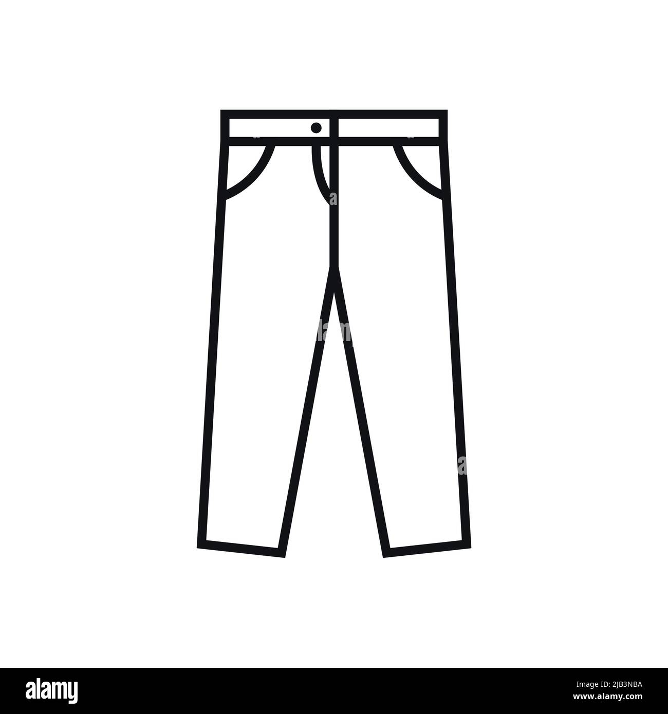 Jeans Stock Vector Images - Alamy