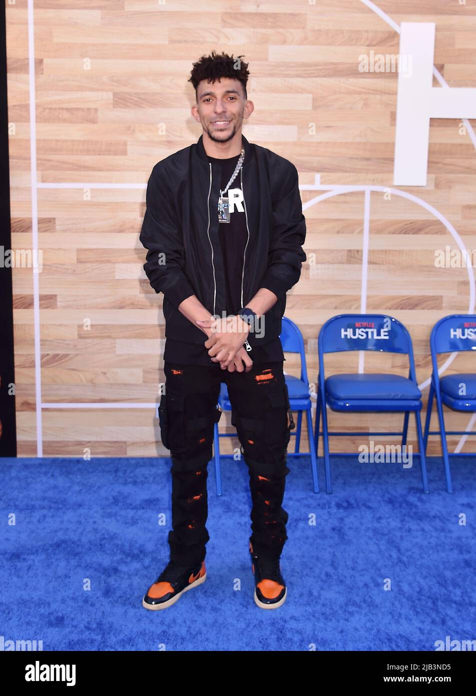 WESTWOOD, CA - JUNE 01: Khleo Thomas attends Netflix's "Hustle" World ...