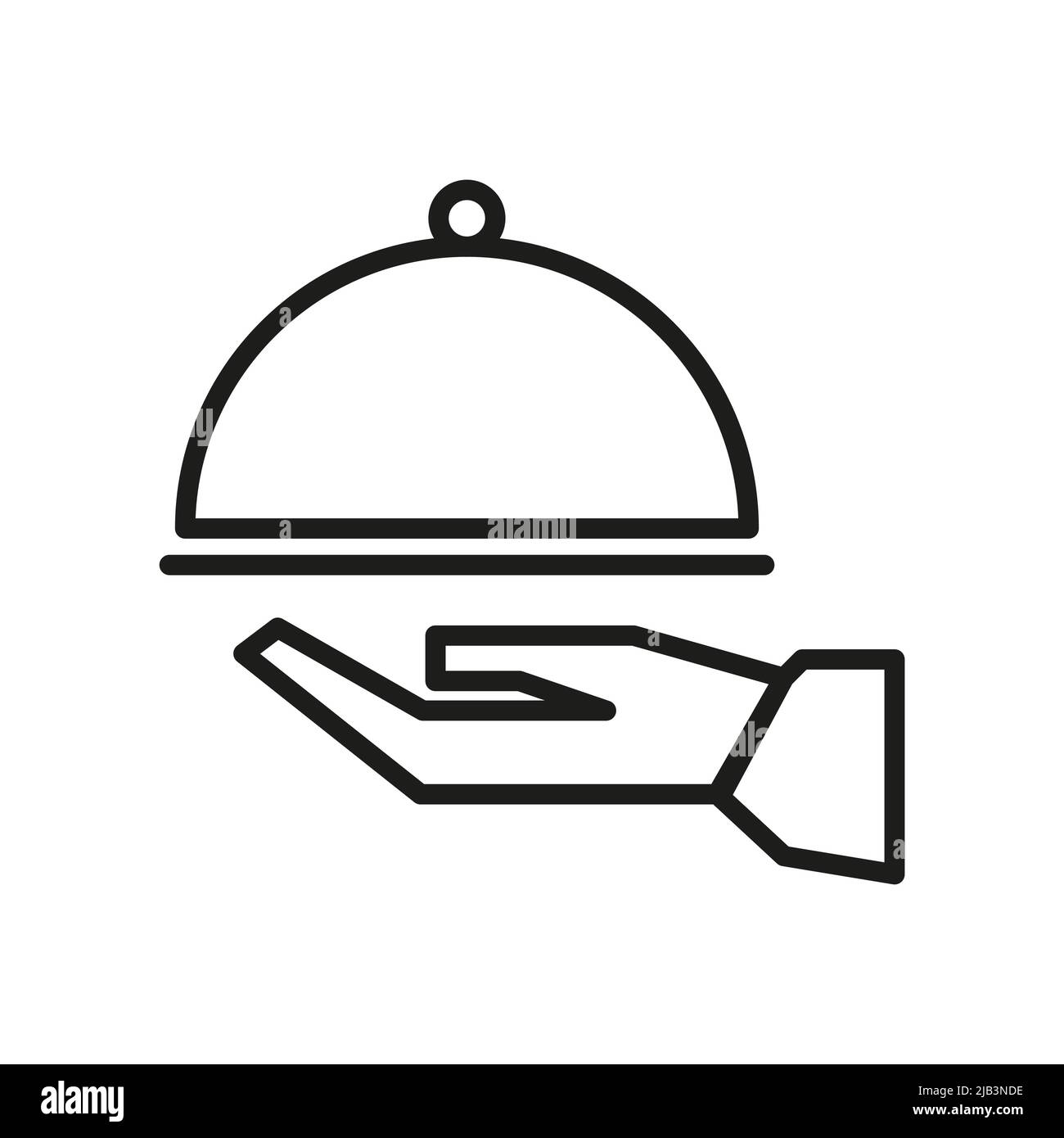 Service catering concept waiter Cut Out Stock Images & Pictures - Alamy