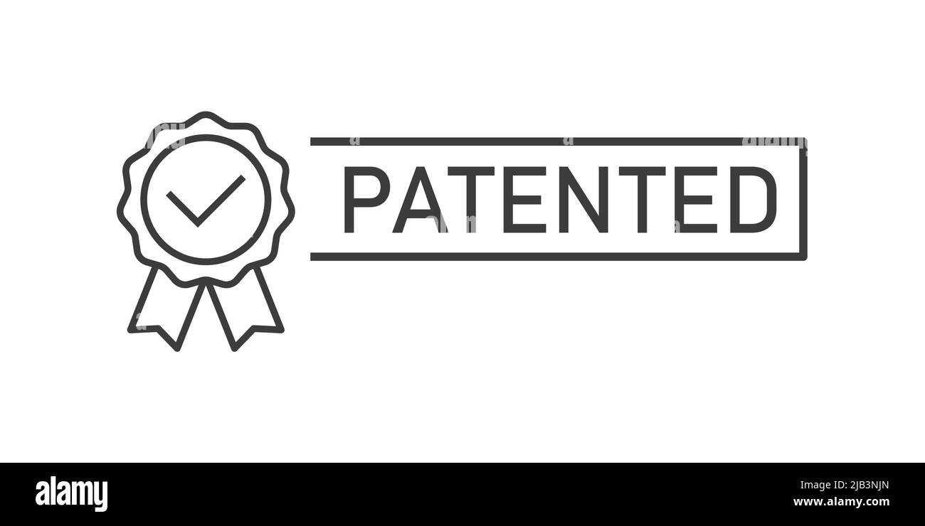 Patented icon. Patented product award icon Stock Vector Image & Art - Alamy