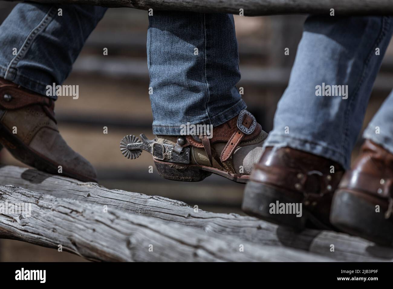 Boots and spurs hi-res stock photography and images - Alamy