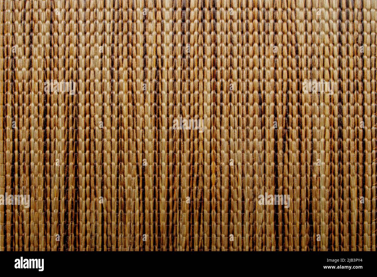 Wicker background made of natural straw. Full frame of densely woven ...