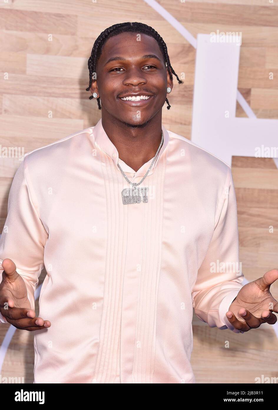 WESTWOOD, CA - JUNE 01: Anthony Edwards attends Netflix's "Hustle ...