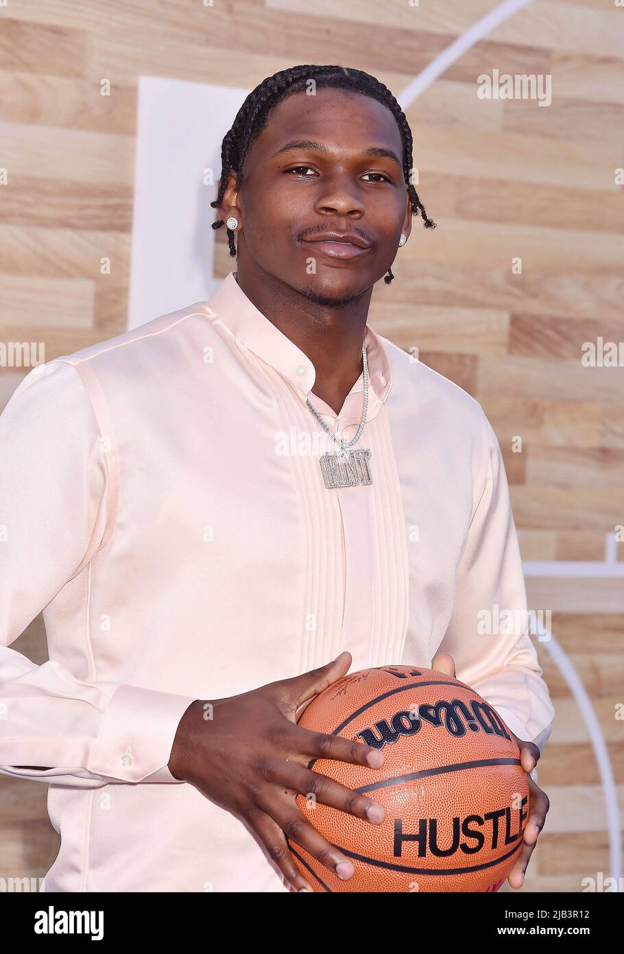 WESTWOOD, CA - JUNE 01: Anthony Edwards attends Netflix's "Hustle ...