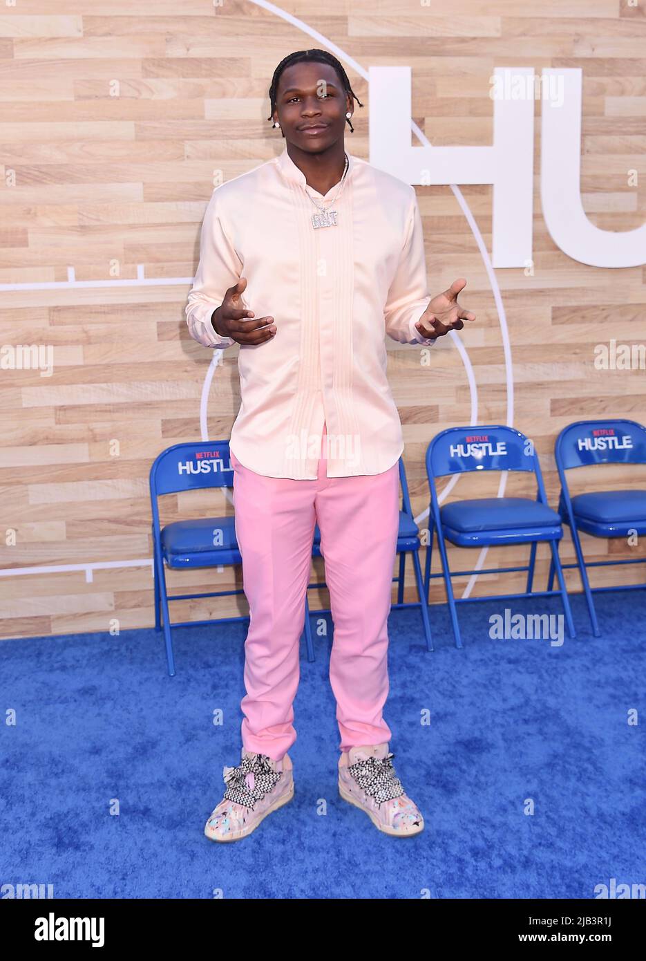 WESTWOOD, CA - JUNE 01: Anthony Edwards attends Netflix's "Hustle ...
