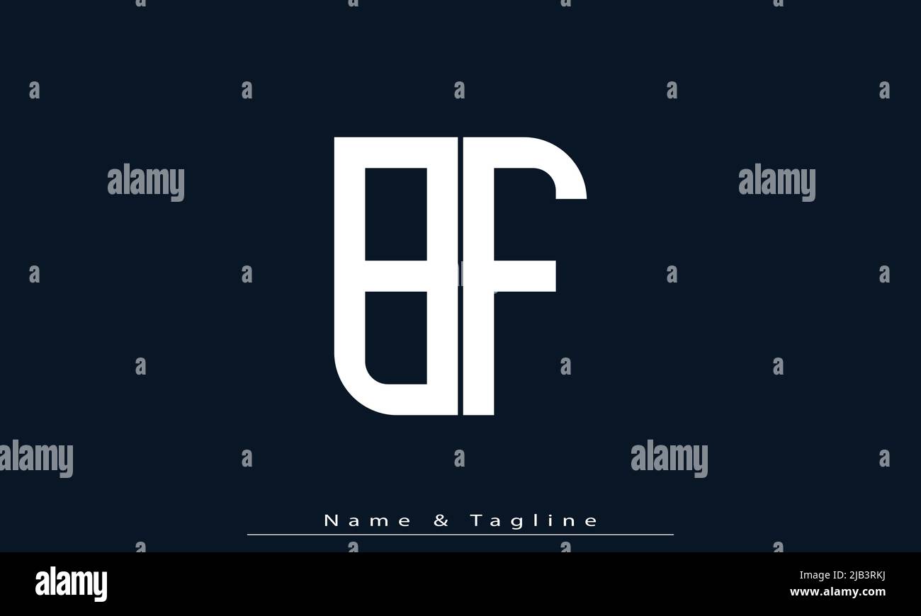 Alphabet letters Initials Monogram logo BF, FB Stock Vector Image & Art ...