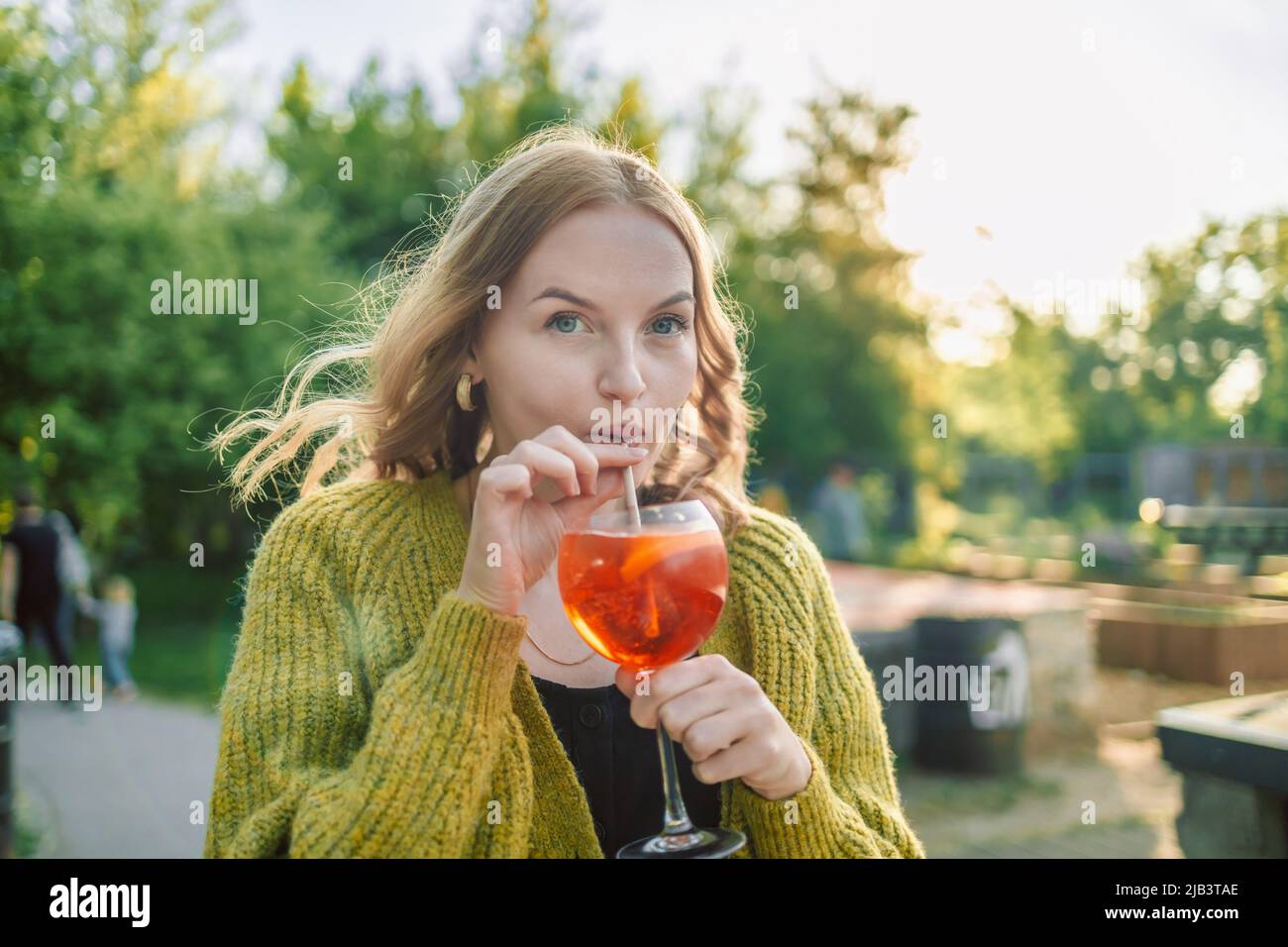 Female drinking vodka hi-res stock photography and images - Alamy