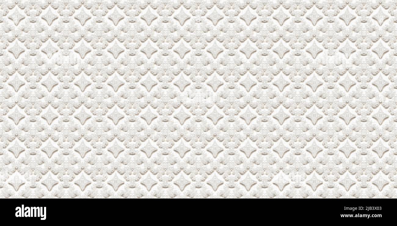 White on White linen lace effect border background. Minimal stylish ...