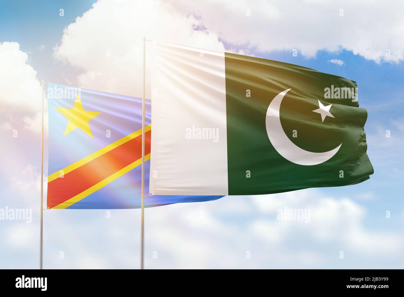 Congo pakistan flag hi-res stock photography and images - Alamy