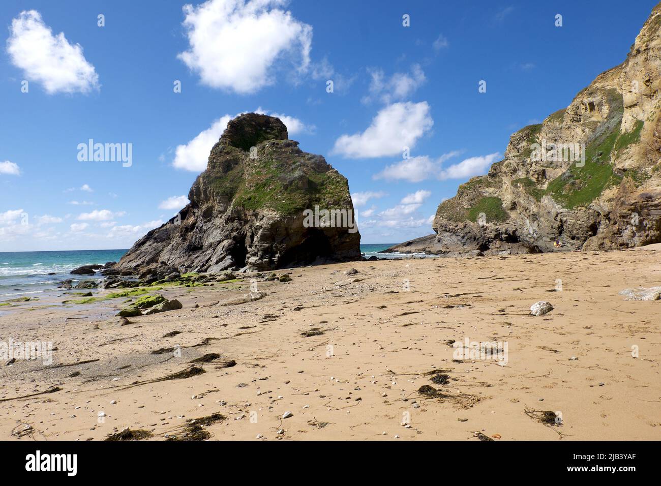 Whipsiderry Beach Newquay Cornwall England UK Stock Photo - Alamy
