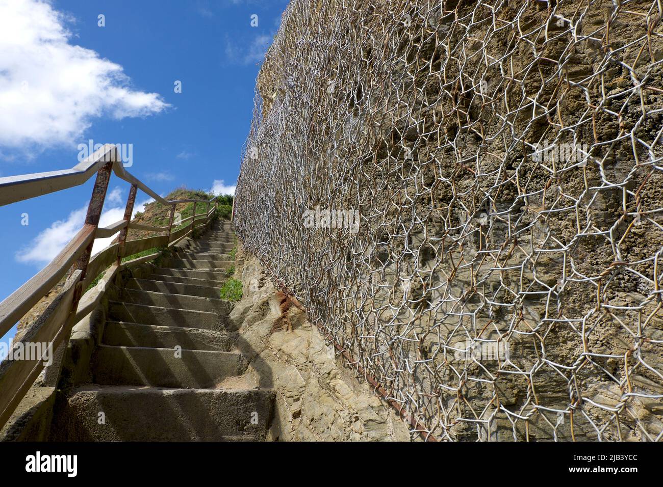 Whipsiderry beach cliff hi-res stock photography and images - Alamy