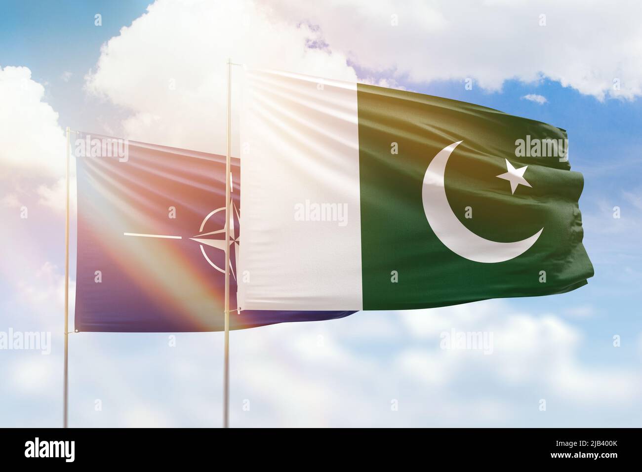 Pakistan country national flag nato hi-res stock photography and images ...
