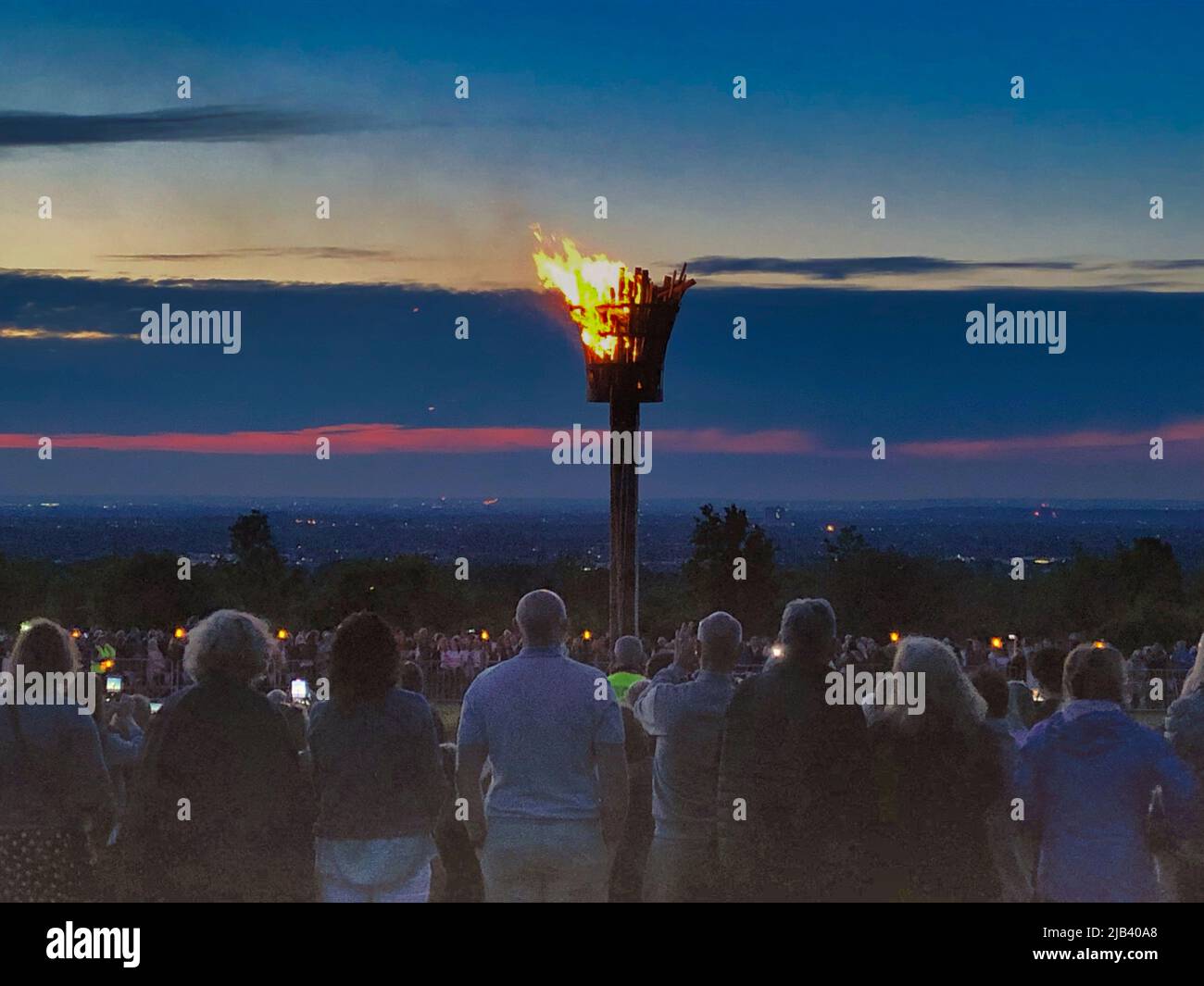 Queens platinum jubilee beacons hi-res stock photography and images - Alamy
