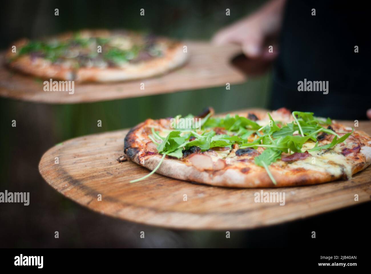 Wood fired pizzeria hi-res stock photography and images - Alamy