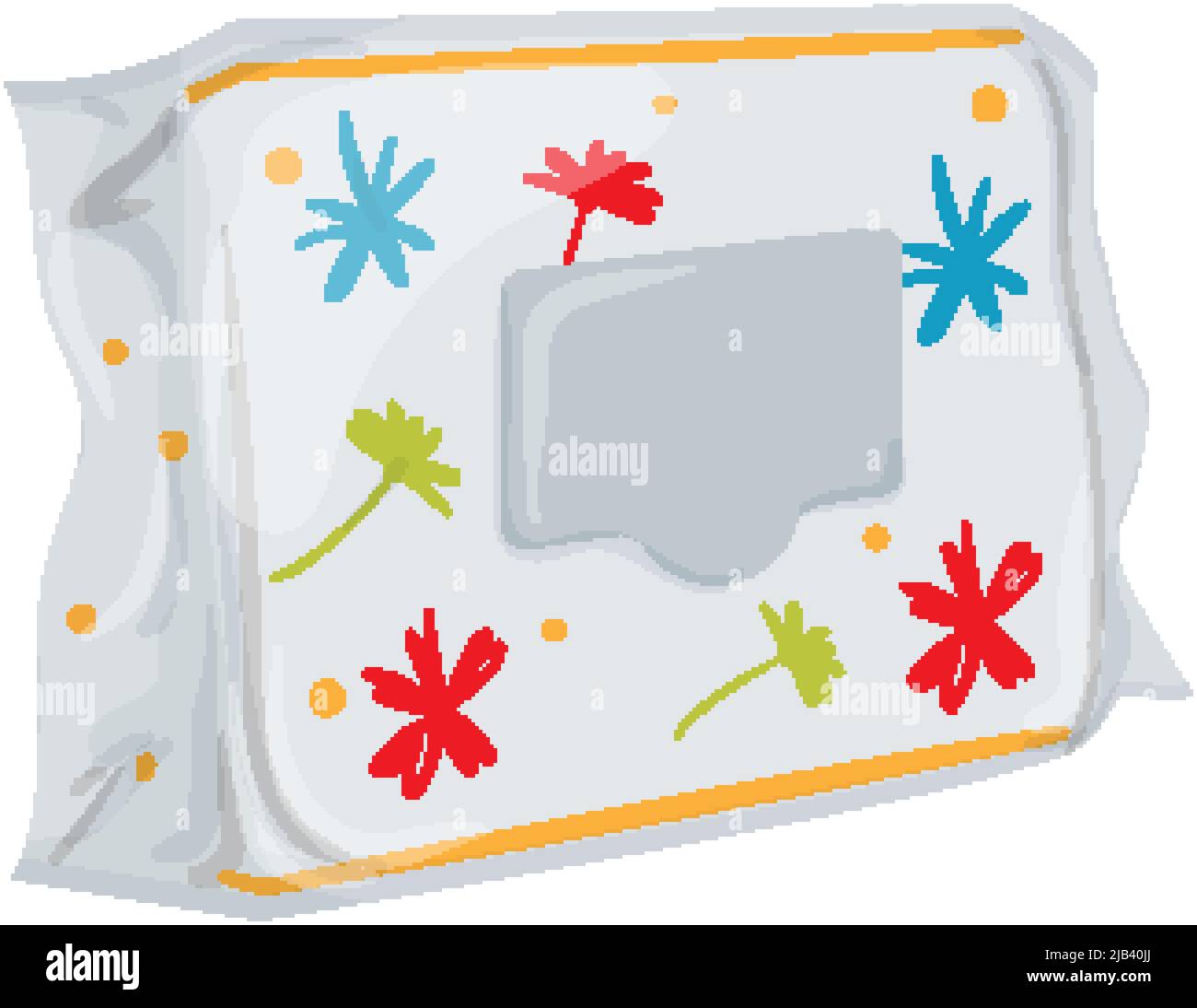 baby wipe wet color icon vector illustration Stock Vector Image & Art ...