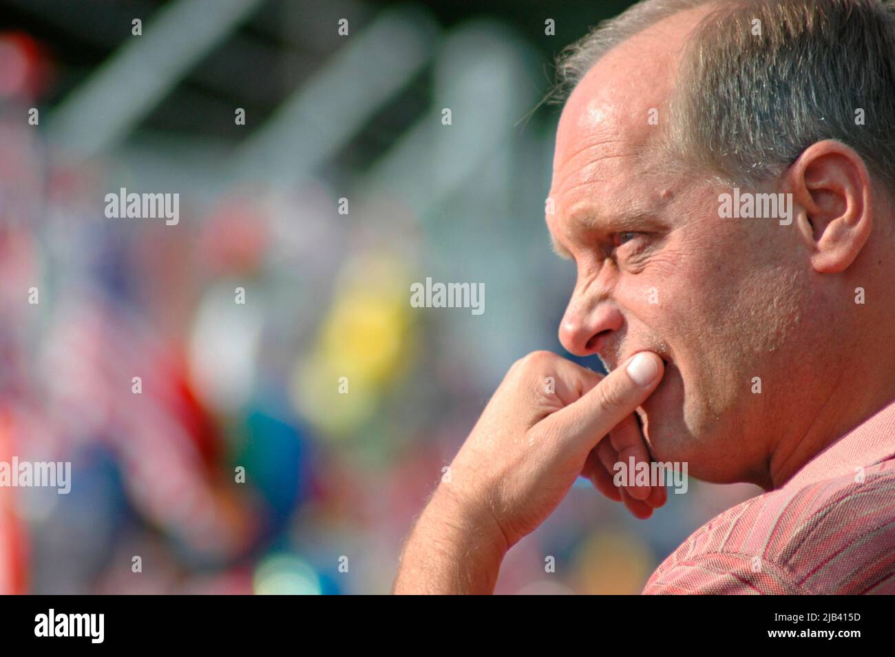 pensive People at memorial for dead soldiers sad and looking at the ...