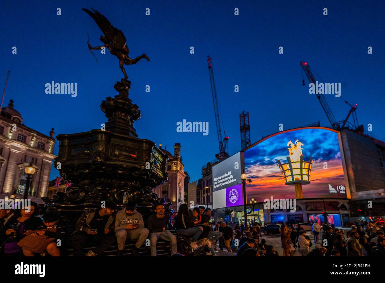 Jubilee beacon queen lights hi-res stock photography and images - Alamy