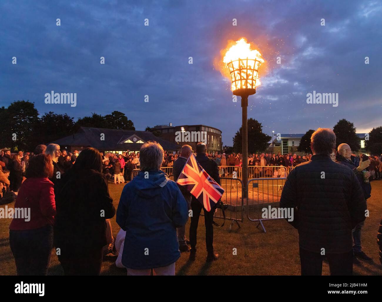 Queen Elizabeth Platinum Jubilee celebrations - 70th Jubilee beacon lit ...