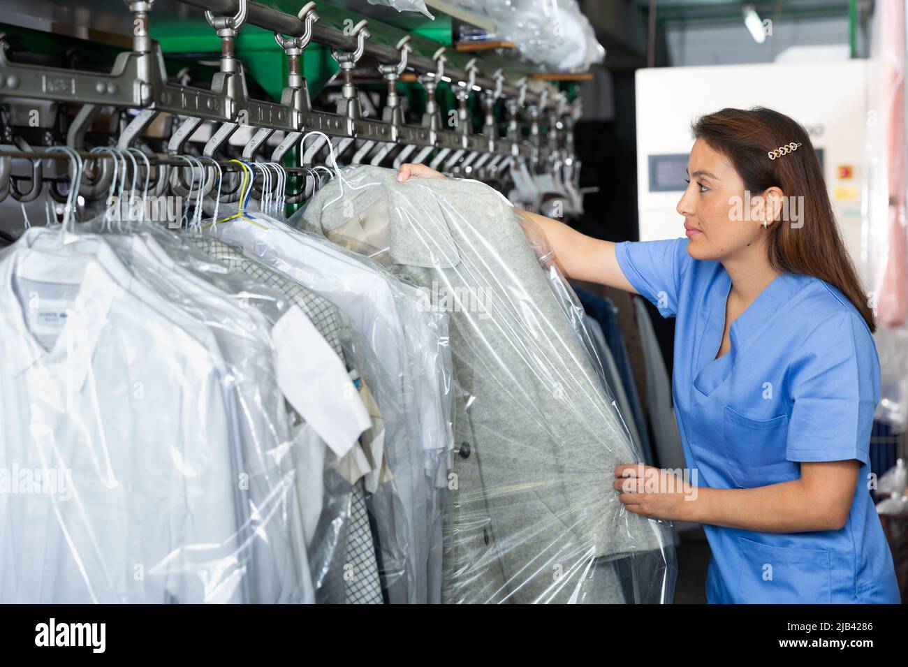 Woman preparing laundry hi-res stock photography and images - Alamy