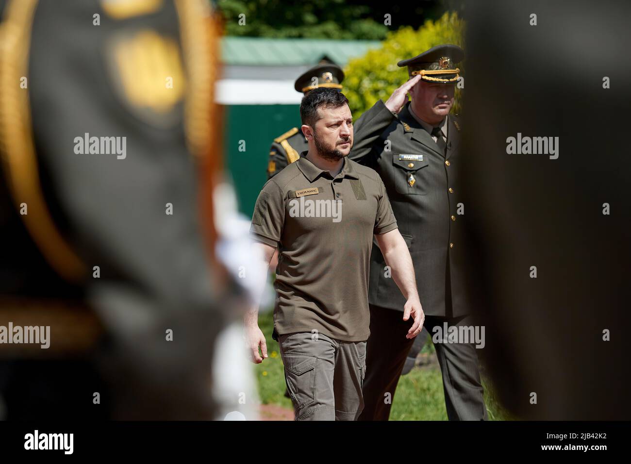 The President of Ukraine, Volodymyr Zelensky, today received ...