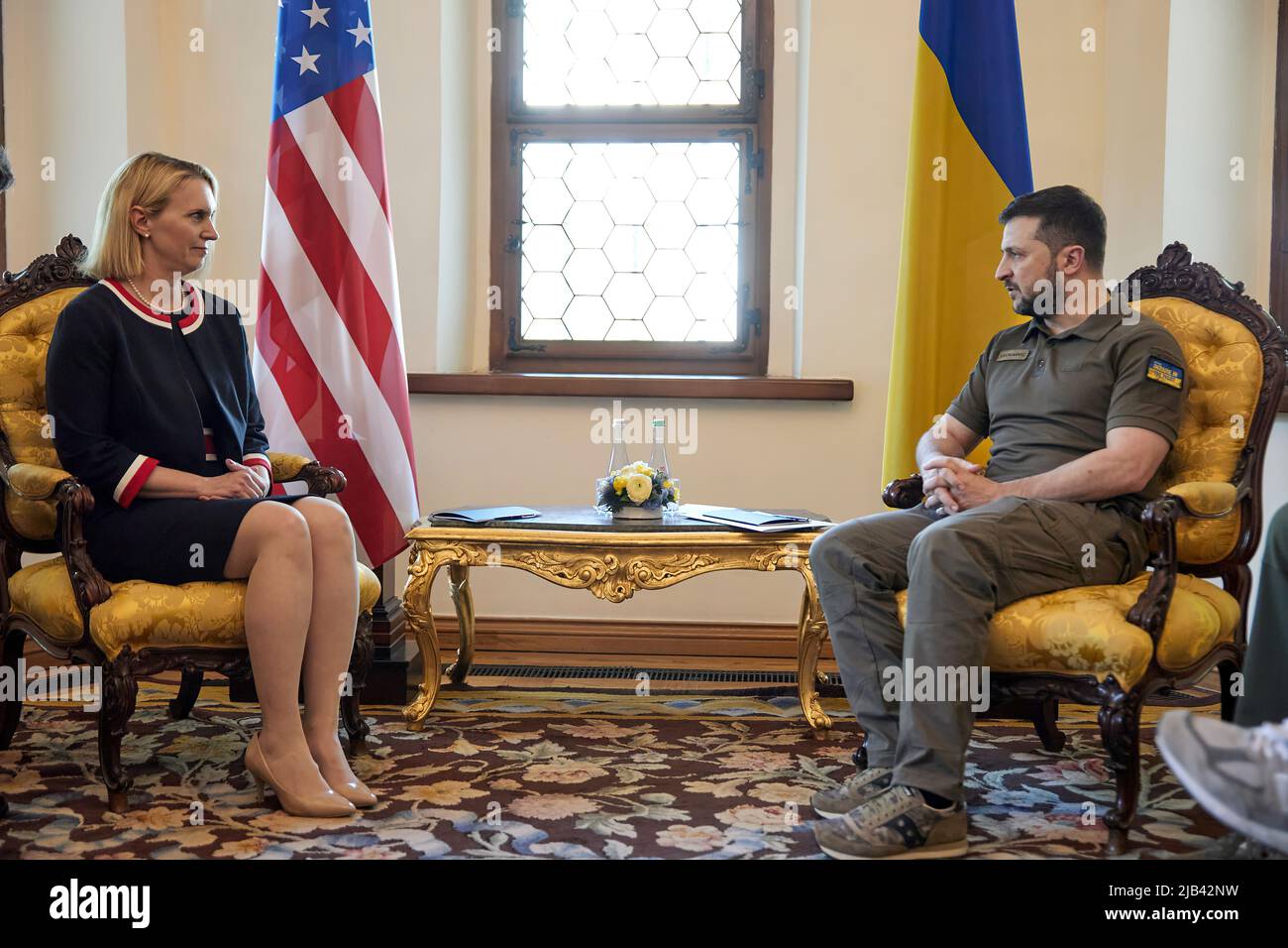 The President of Ukraine, Volodymyr Zelensky, today received ...