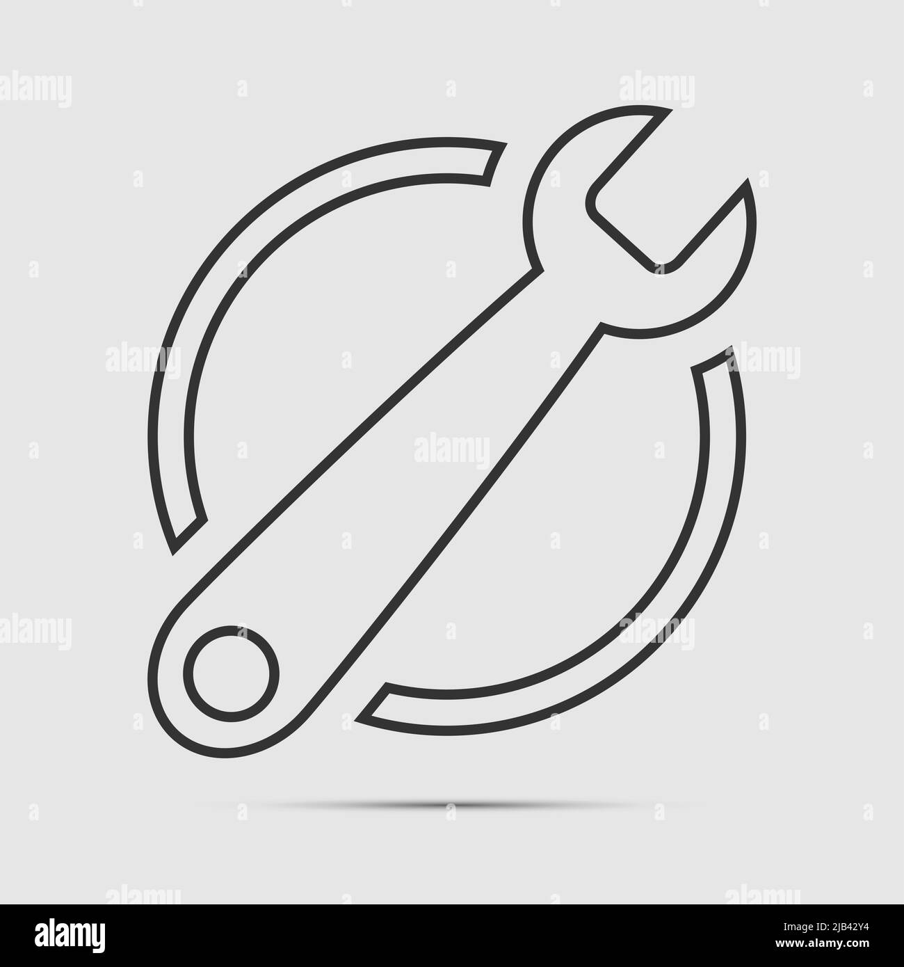 Service Tool icon,Vector illustration Stock Vector Image & Art - Alamy