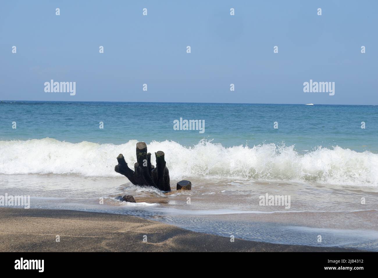 The lapping of the waves on the beach of Pangi is the perfect music of ...