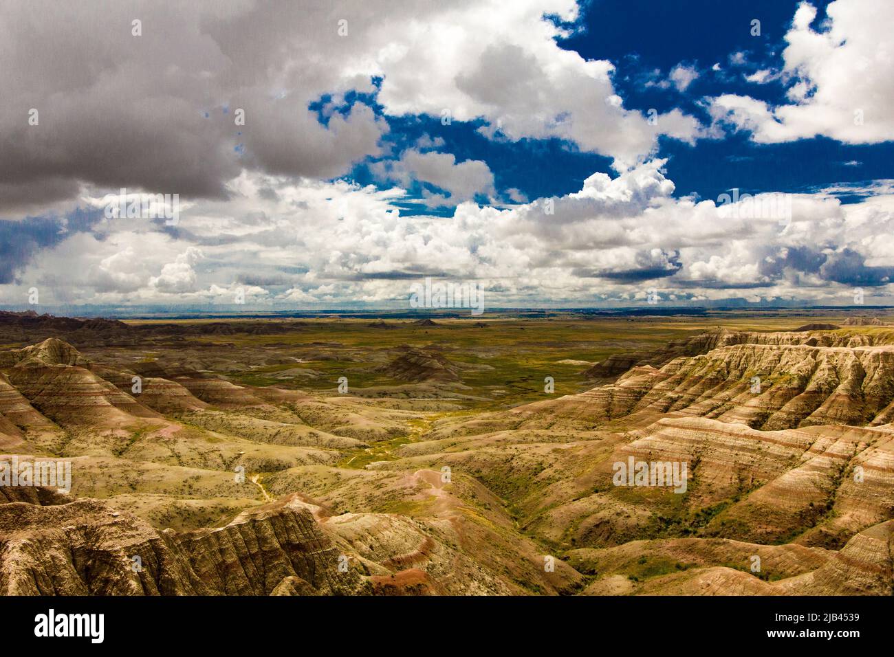 Panorama Point Overlook, Badlands National Park, South Dakota Stock ...