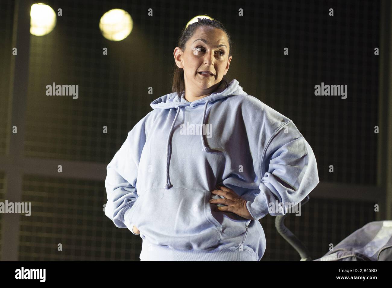 Actress Pepa Rus during her performance Viva La Pepa at the Bellas ...