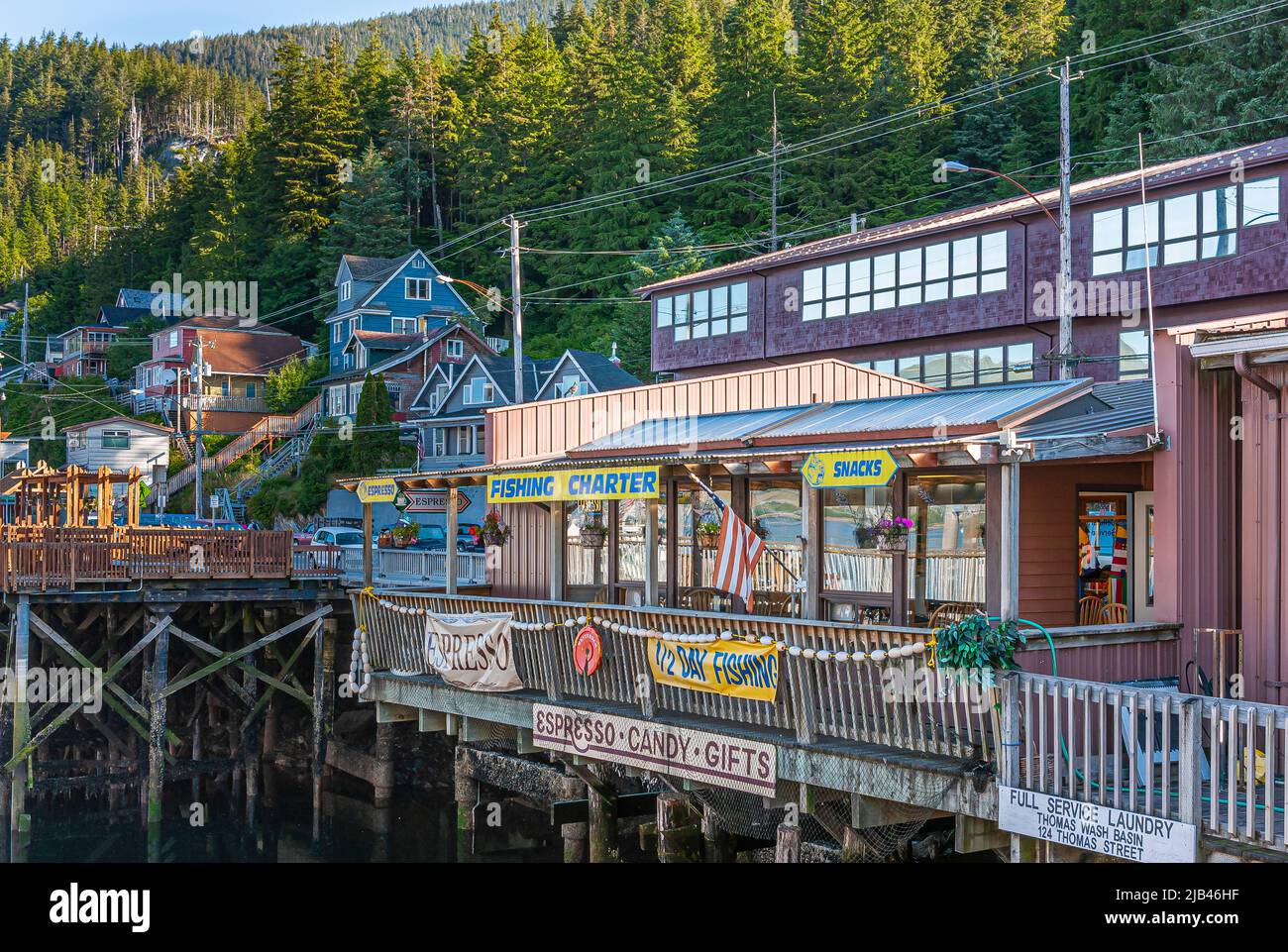 Ketchikan city harbor hi-res stock photography and images - Alamy