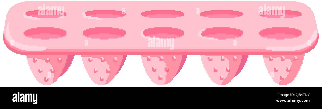 mold ice cube tray color icon vector illustration Stock Vector Image ...