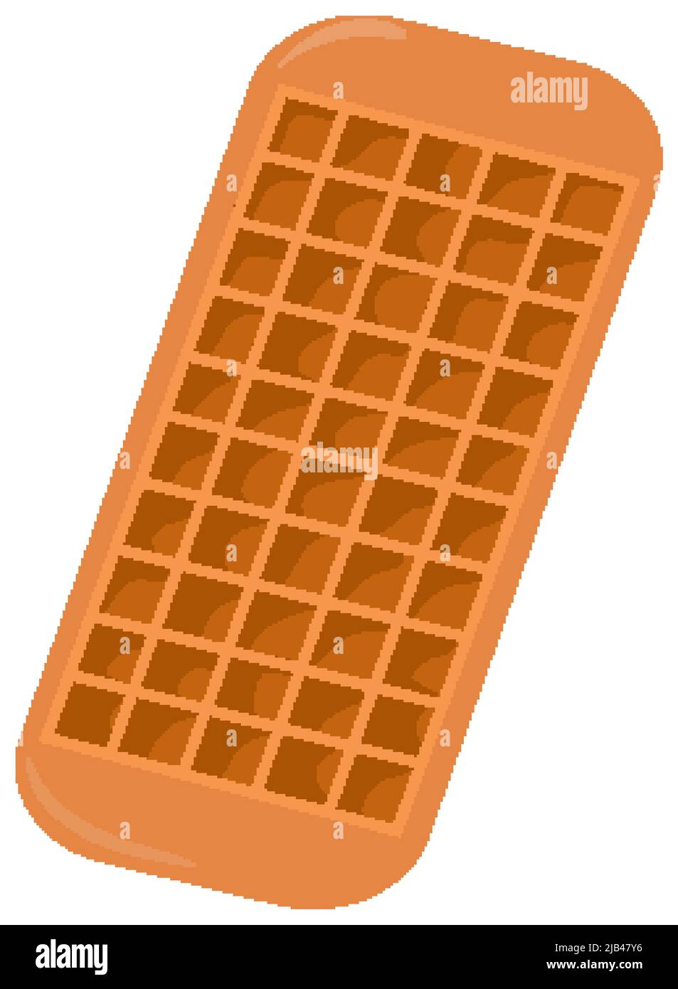 frozen ice cube tray color icon vector illustration Stock Vector Image ...
