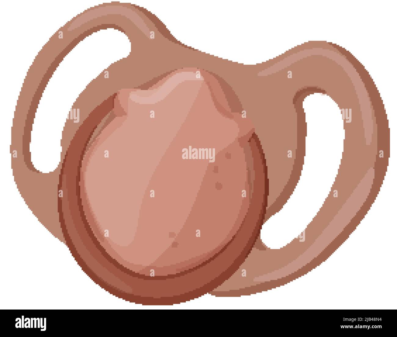 pacify pacifier baby color icon vector illustration Stock Vector Image ...