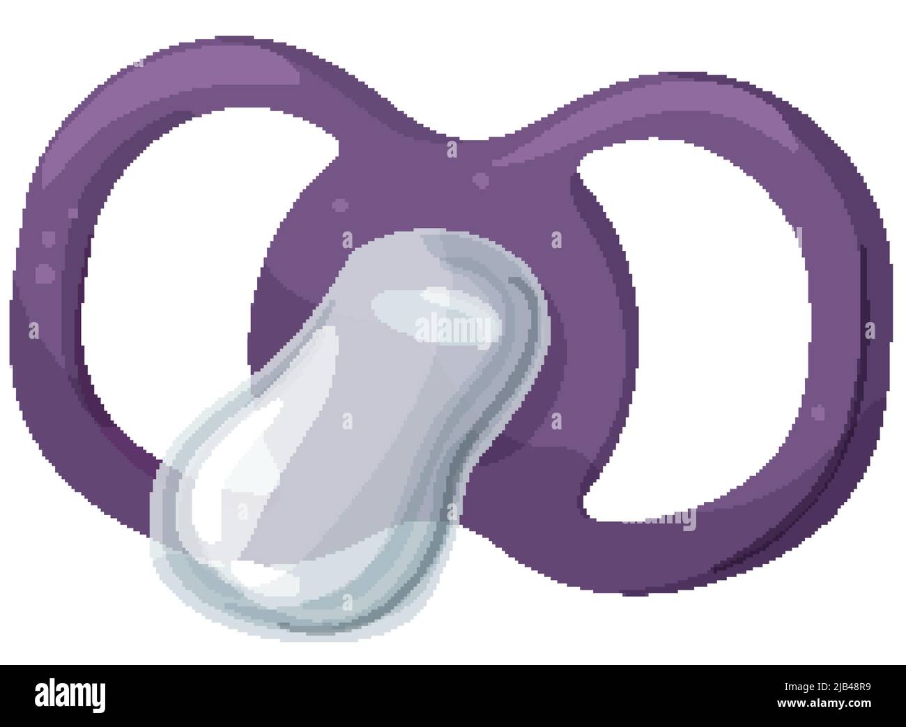 cute pacifier baby color icon vector illustration Stock Vector Image ...