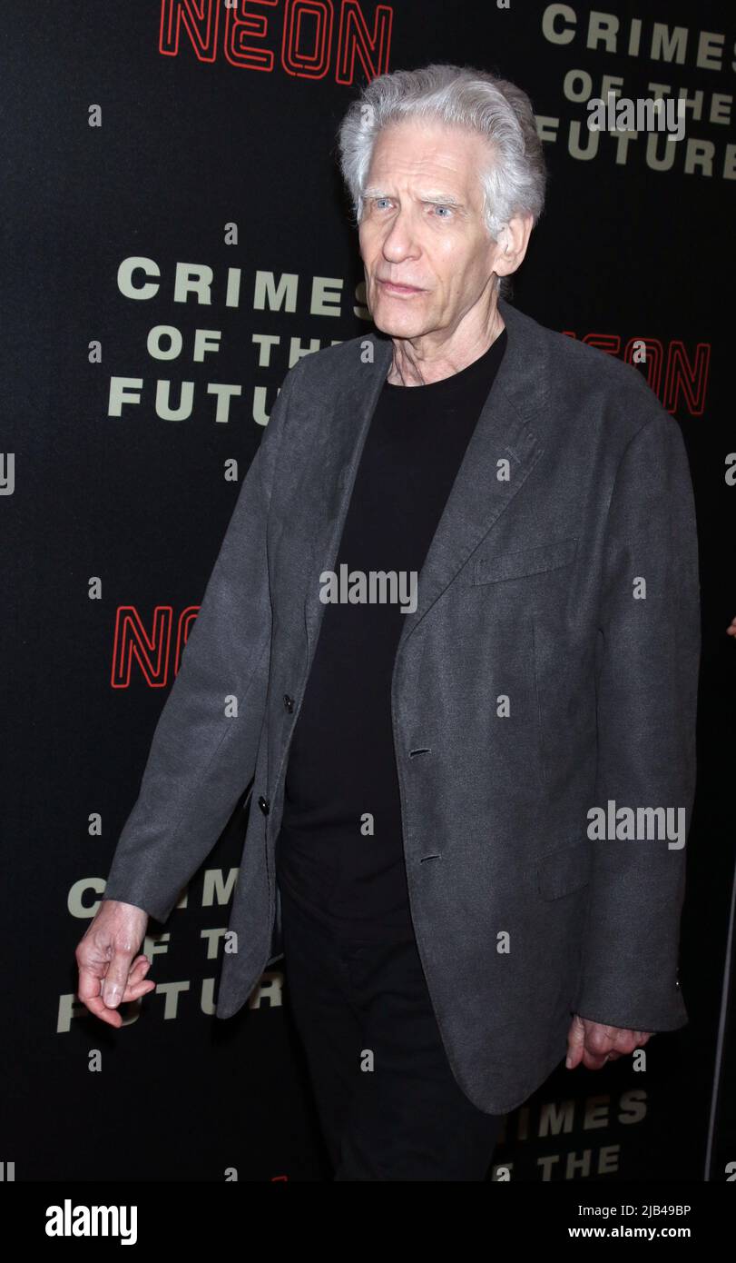 New York, NY, USA. 2nd June, 2022. David Cronenberg at the NY Premiere ...