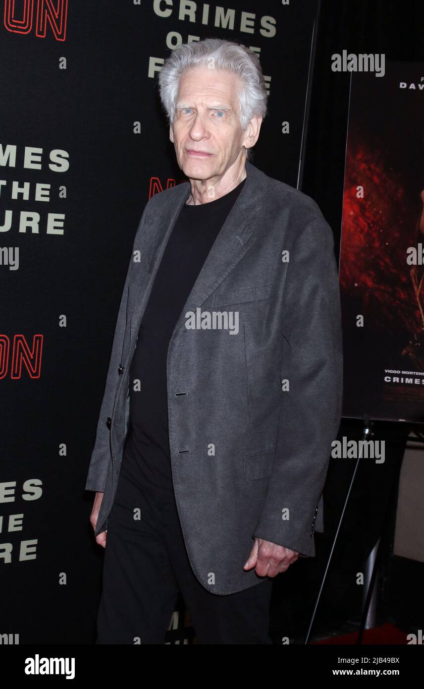 New York, NY, USA. 2nd June, 2022. David Cronenberg at the NY Premiere ...
